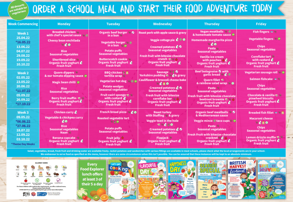 School Dinners - St Joseph's Catholic Academy, Matlock