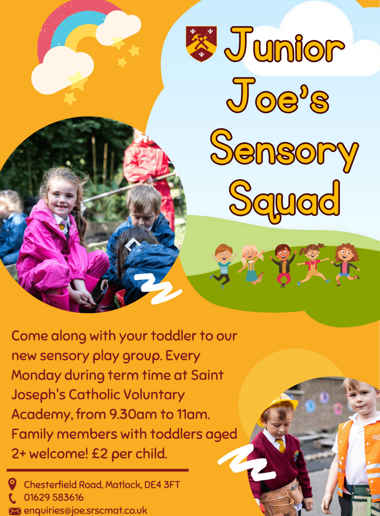 Contact Us - St Joseph's Catholic Academy, Matlock