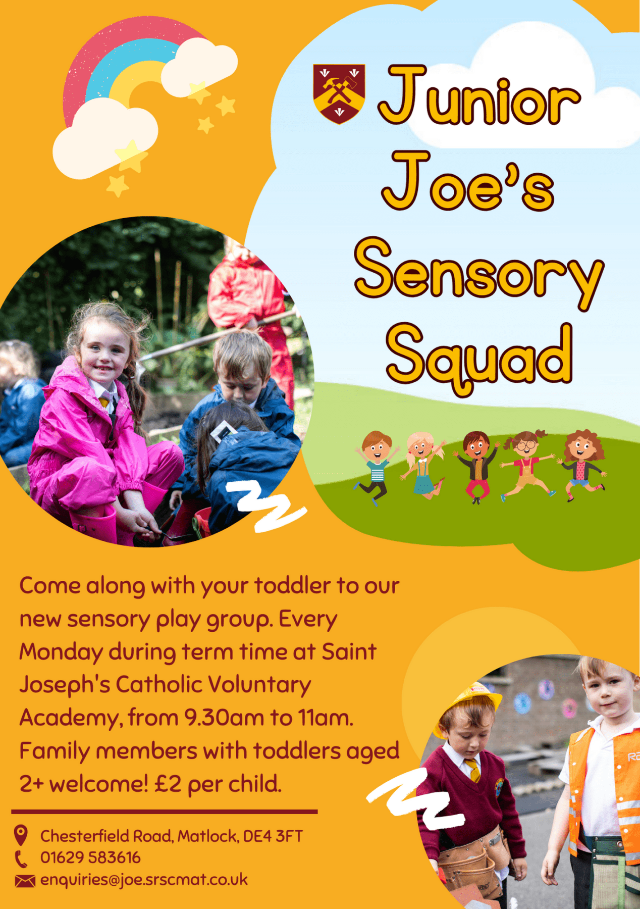 Contact Us - St Joseph's Catholic Academy, Matlock