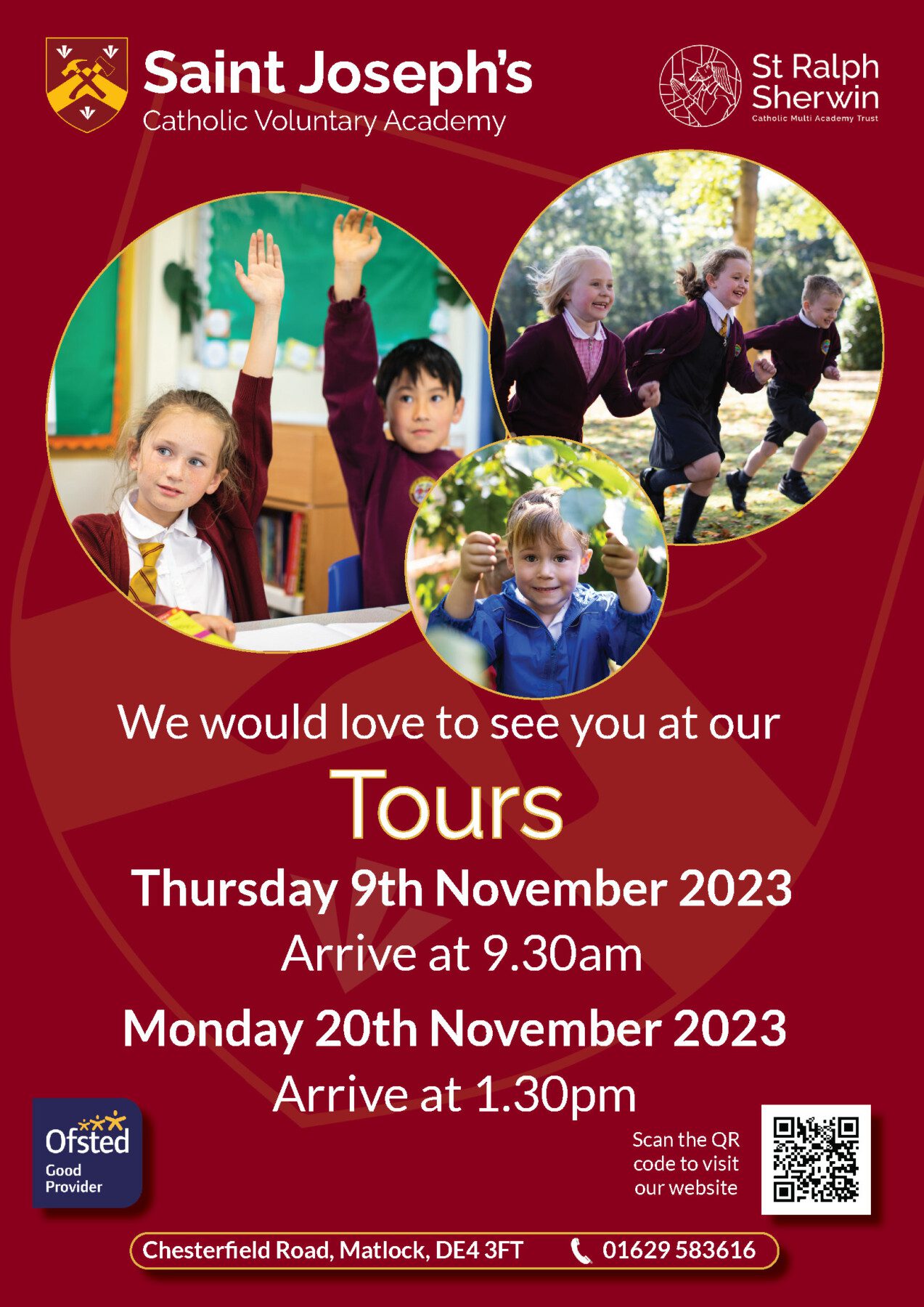 Admissions - St Joseph's Catholic Academy, Matlock